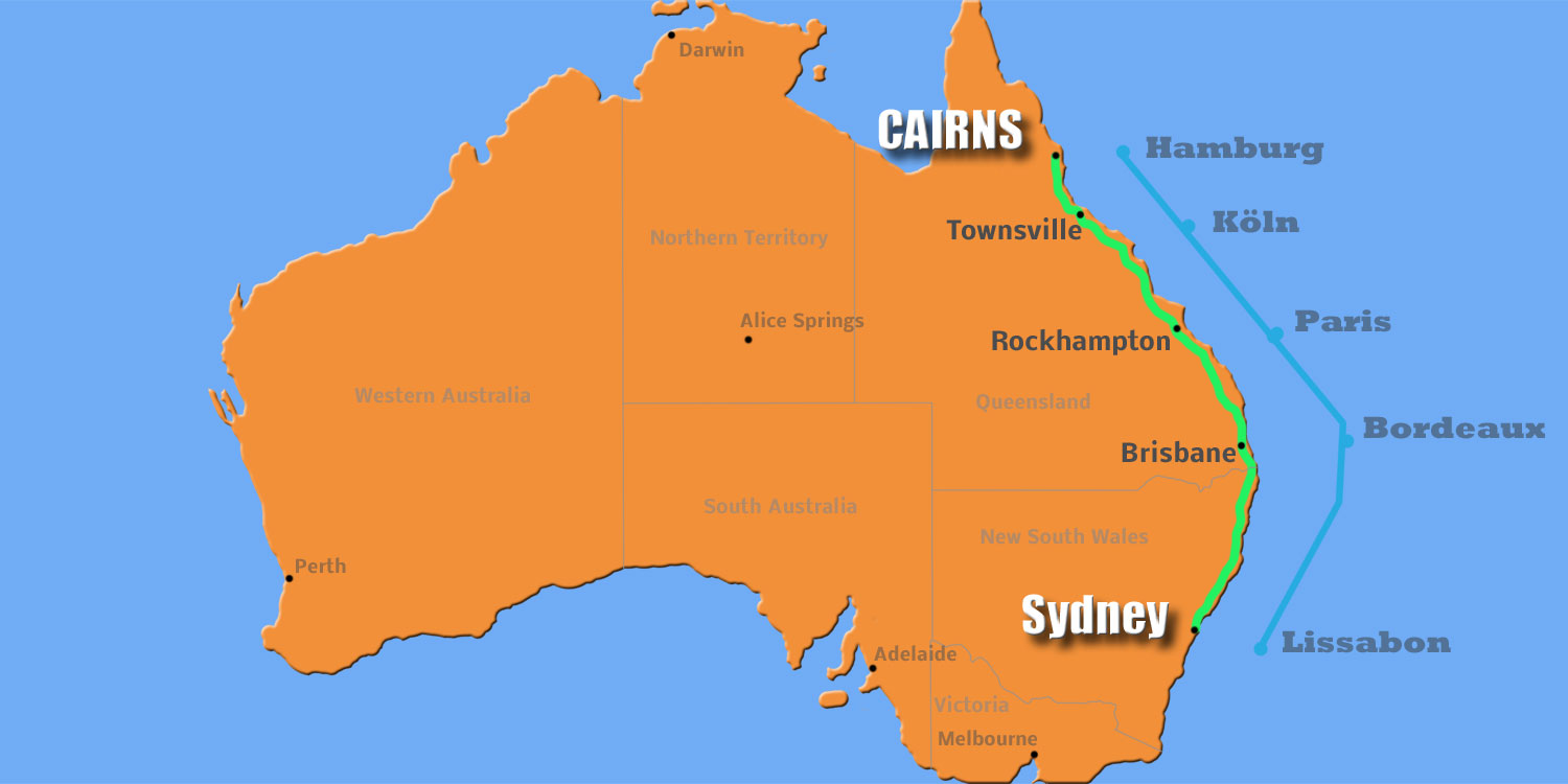 Von Von Sydney nach Cairns | Mietcamperaustralien.de